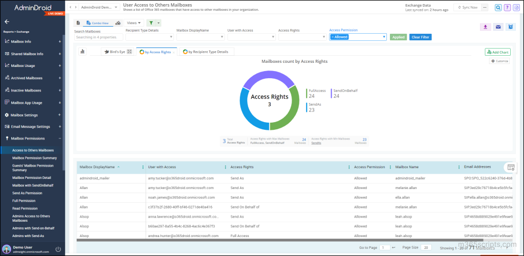 Grant Mailbox Permissions to Other M365 Mailboxes using PowerShell