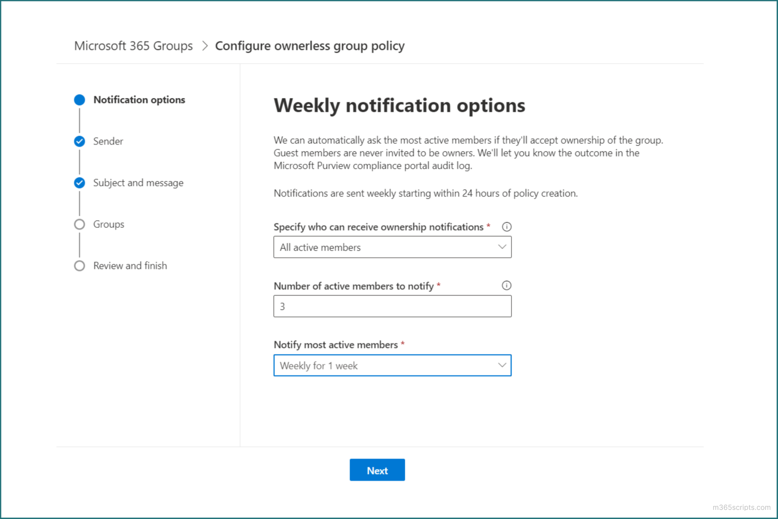 Manage Orphan groups in ease with Group Ownership Governance Policy