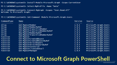 Connect to Microsoft Graph PowerShell - Microsoft 365 Scripts