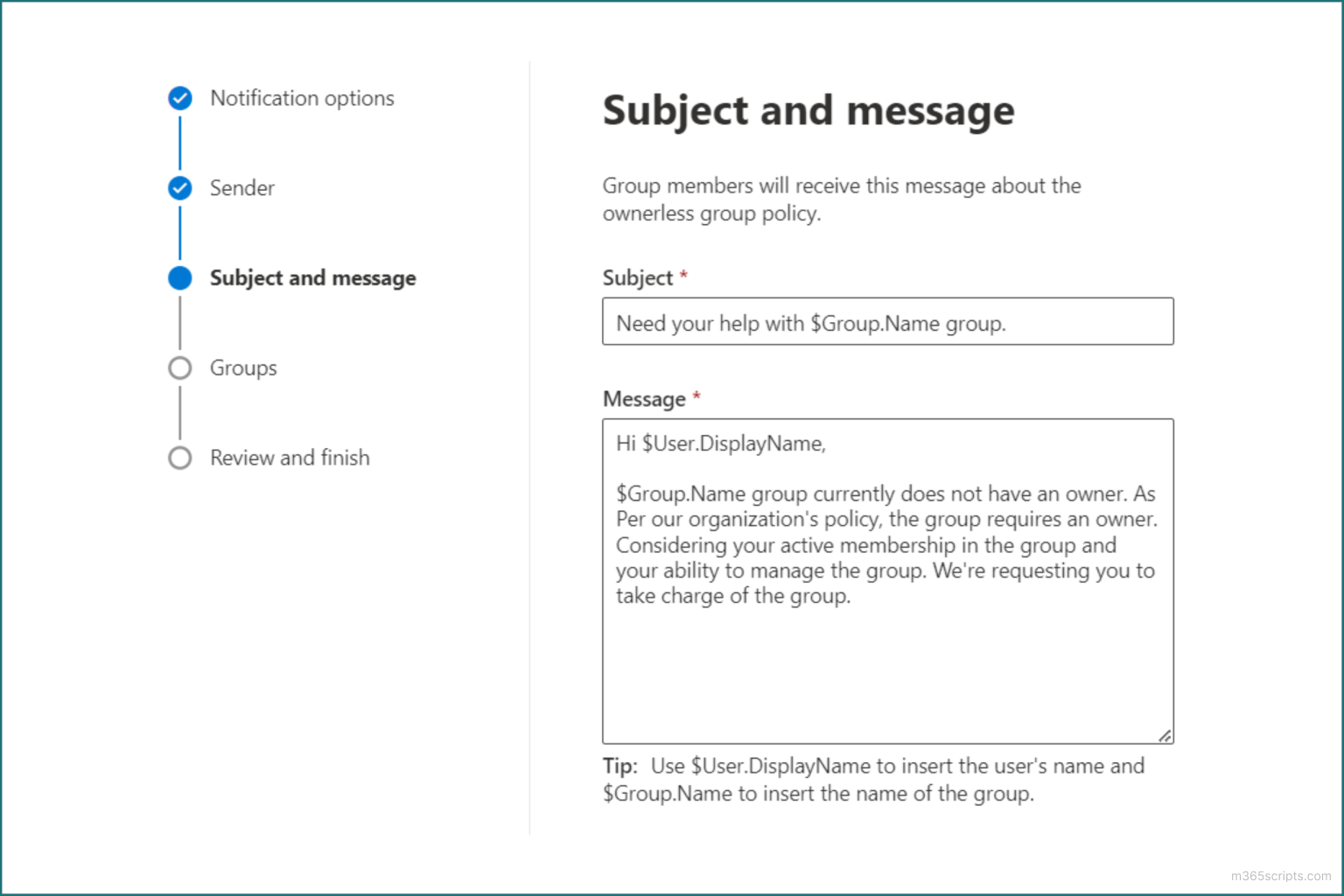 Manage Orphan groups in ease with Group Ownership Governance Policy