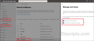 How to Save Sent Items in Shared Mailbox - Microsoft 365 Scripts