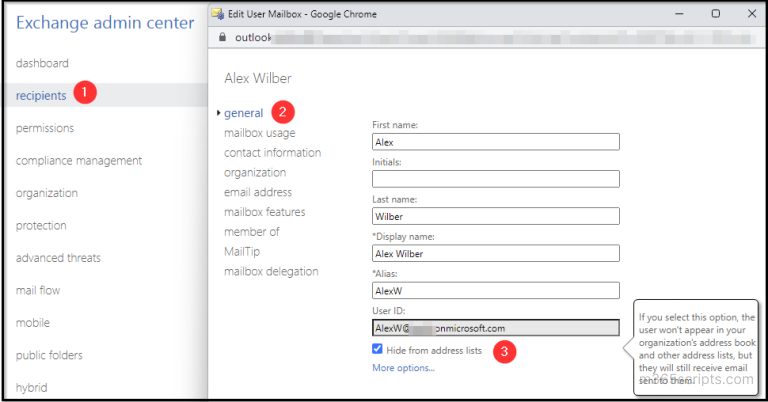 Hide Office 365 Group Members and Groups from GAL to Protect Sensitive Data.