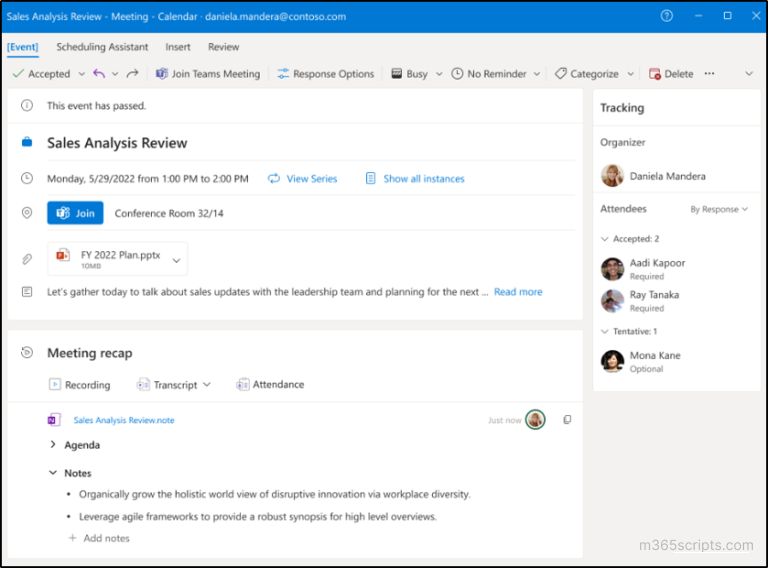 Use Meeting Recap in Outlook Web to Rewind Your Teams Meetings