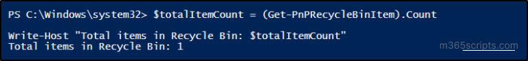 Manage Sharepoint Recycle Bin Effectively Using Powershell