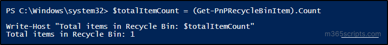 Manage Sharepoint Recycle Bin Effectively Using Powershell