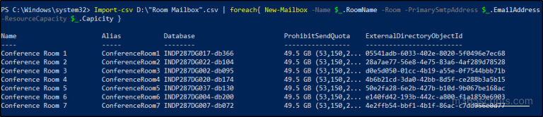A Quick Guide to Manage Room Mailbox Using PowerShell