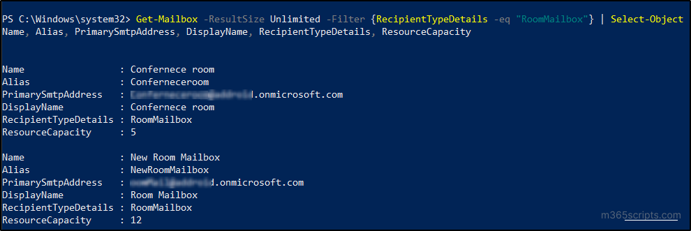 A Quick Guide To Manage Room Mailbox Using Powershell