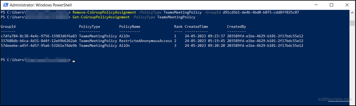 Group Policy Assignments Using Microsoft Teams Powershell 7592