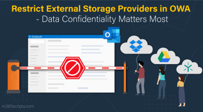 Restrict External Storage Providers in Outlook Web App