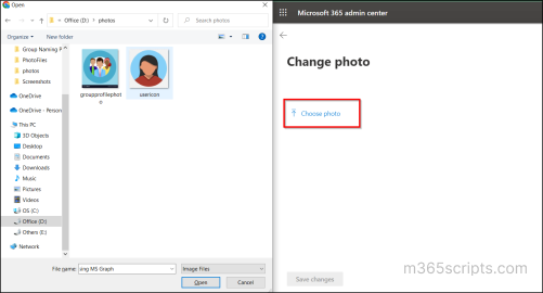 Manage Microsoft 365 User Photos using MS Graph PowerShell