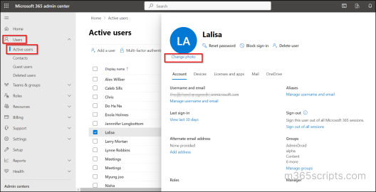 Manage Microsoft 365 User Photos using MS Graph PowerShell