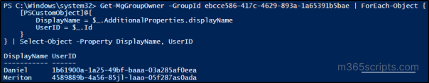 Manage Groups in Microsoft 365 with MS Graph PowerShell