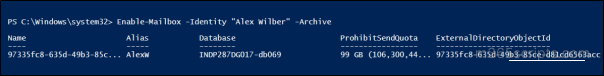 Archive and Deletion Policy for Exchange Online Mailboxes