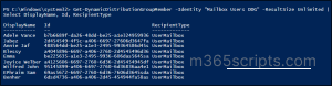 Manage Microsoft Dynamic Distribution Groups Using PowerShell