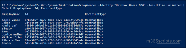 Manage Microsoft Dynamic Distribution Groups Using PowerShell