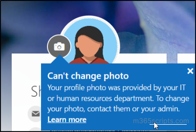 Prevent Microsoft 365 Users From Changing Profile Photos Using PowerShell