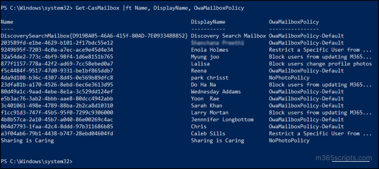 Prevent Microsoft 365 Users From Changing Profile Photos Using PowerShell