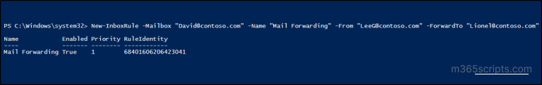Manage Inbox Rules In Outlook Using Powershell