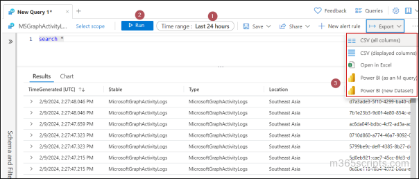 Get Microsoft Graph Activity Logs Using Azure Portal