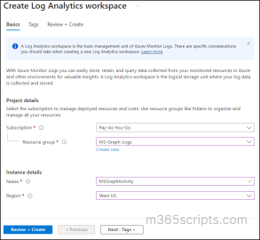 Get Microsoft Graph Activity Logs Using Azure Portal