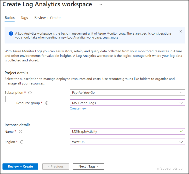 Get Microsoft Graph Activity Logs Using Azure Portal