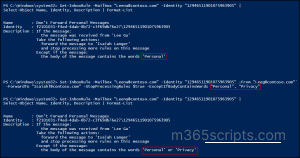 Manage Inbox Rules in Outlook Using PowerShell