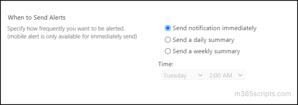 How to Create SPO Alerts on Files, Folders, Lists, & Documents