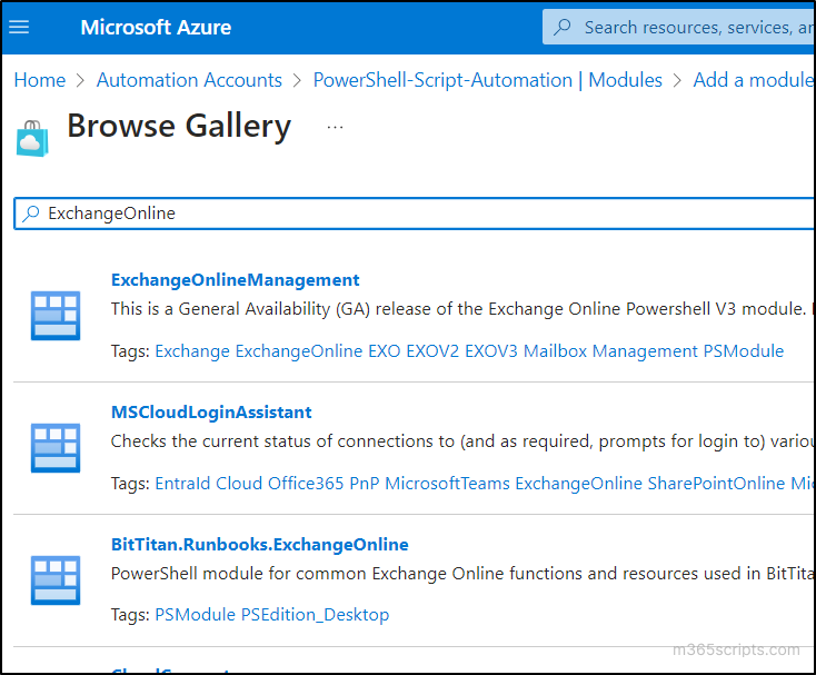 Schedule Powershell Scripts Using Azure Automation