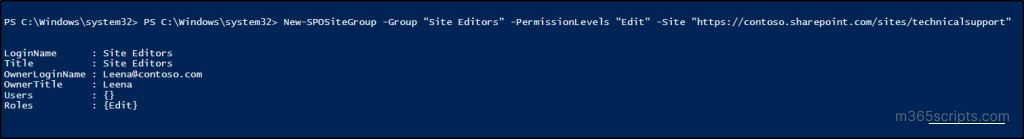 Create Sites in SharePoint Online Using PowerShell