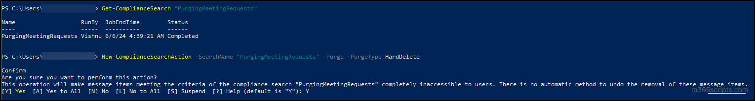 Search for Email Messages Using New-ComplianceSearch Cmdlet