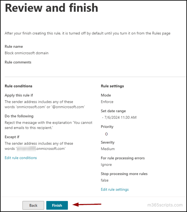 How to Block Emails from Onmicrosoft.com Domains