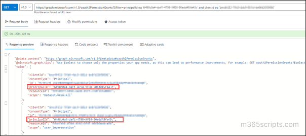 Manage Entra Delegated Permissions for Users via MS Graph