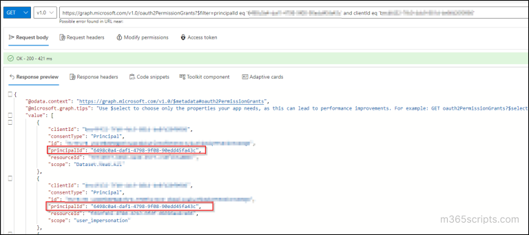 Manage Entra Delegated Permissions for Users via MS Graph