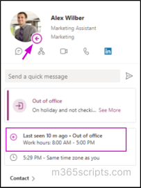 Set Up an Out of Office Status in Microsoft Teams