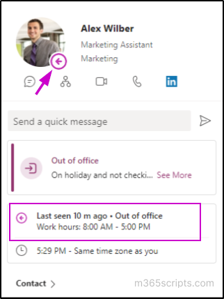 Set Up an Out of Office Status in Microsoft Teams