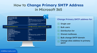 How to Change Primary SMTP Address in Microsoft 365