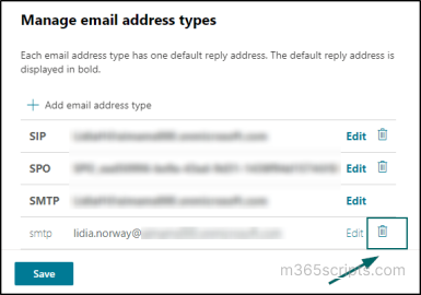Manage Additional Email Address in Exchange Online