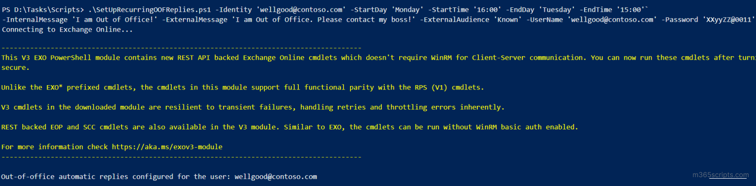 Set Up Recurring Out Of Office Replies In Outlook