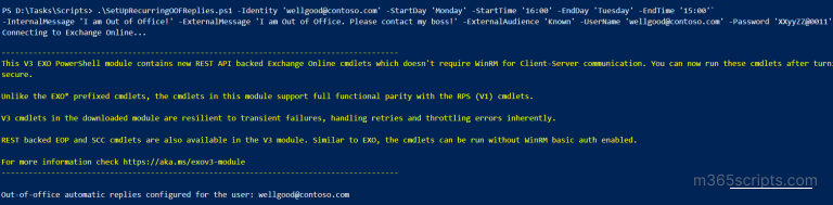 Set Up Recurring Out of Office Replies in Outlook