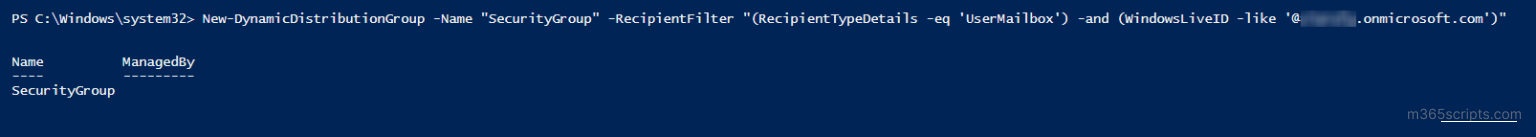 Create Dynamic Distribution Lists Based on Email Domain