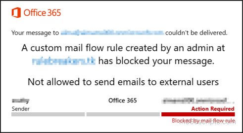 Restrict Emails to External Addresses in Microsoft 365