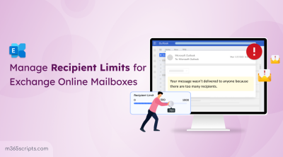 Define Custom Recipient Limits for Exchange Online Mailboxes