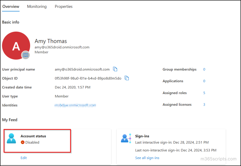 How to Find the Sign-In Status of a User in Microsoft 365 - Microsoft 365 Scripts