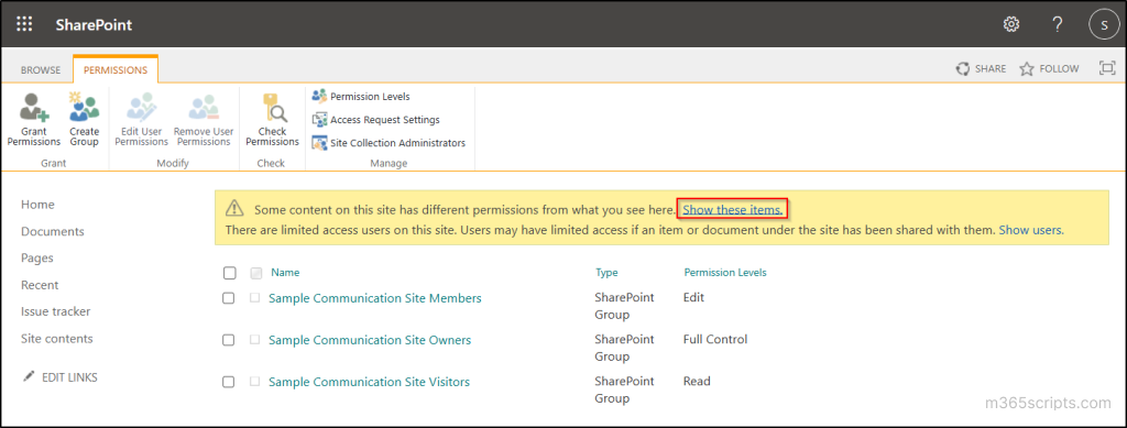 How to Manage Unique Permissions in SharePoint Online