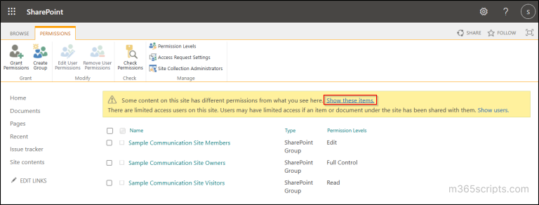 How to Manage Unique Permissions in SharePoint Online