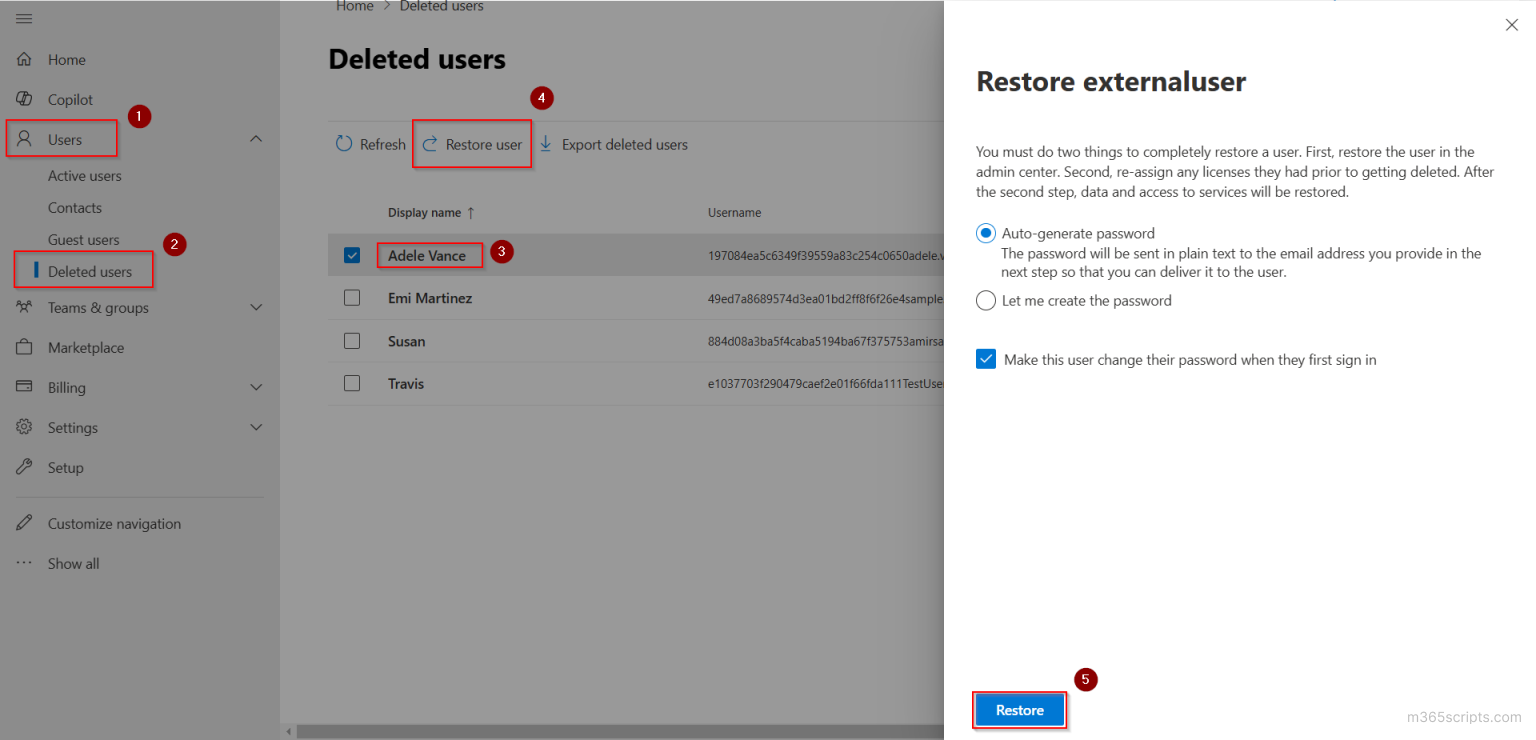 Remove Recurring Meetings from Former Employees in M365