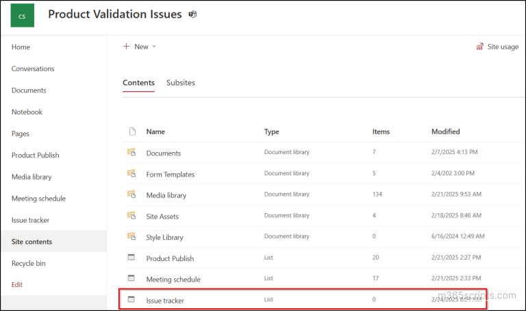 Create Lists In Sharepoint Online Using Powershell