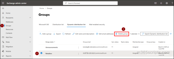 New Limit for Dynamic Distribution Groups in Exchange Online