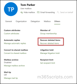 Restore Hard-Deleted Emails in Exchange Online