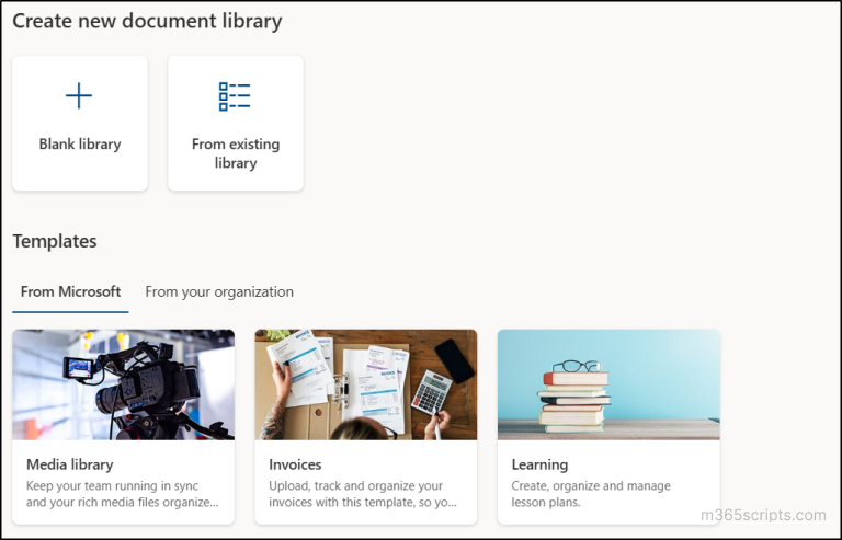 How to Manage SharePoint Document Library in Microsoft 365